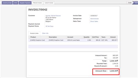 How To Round Off The Invoice Amount