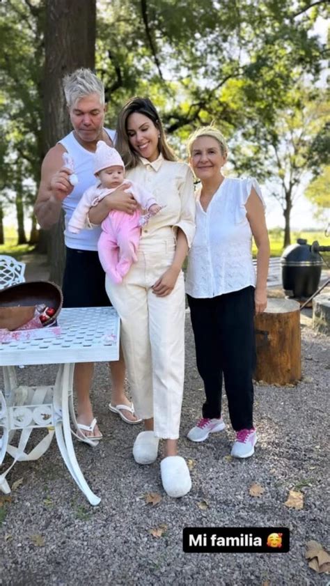 Sarah La Hija De Barby Franco Y Fernando Burlando Festejó Su Primera