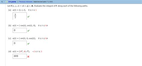solved 4 o 112 points i previous answers marsvectorcalc6