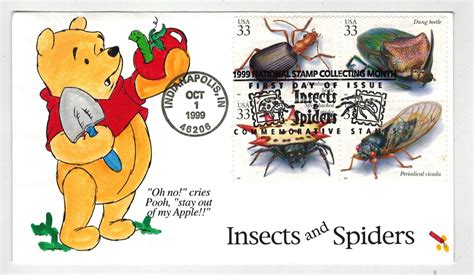 Dynamite Handpainted Or Tinted Insects And Spiders 2 Pooh Bear Cicada