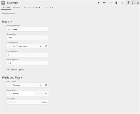Custom Block Options Omniscope Help Center