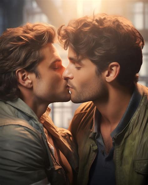 Intimate Sexy Couple Same Sex Relationship Premium Ai Generated Image