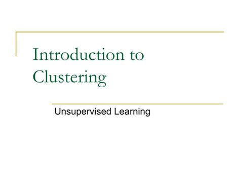Lecture11 Intro To Clustering And K Means Algorithmppt