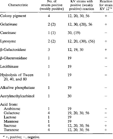 Variable Characteristics Of S Saprophyticus Subsp Bovis Strains Download Table