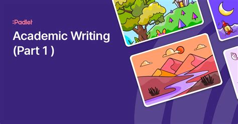 Academic Writing Part 1