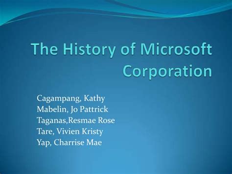 A Short History Of Microsoft Pptx