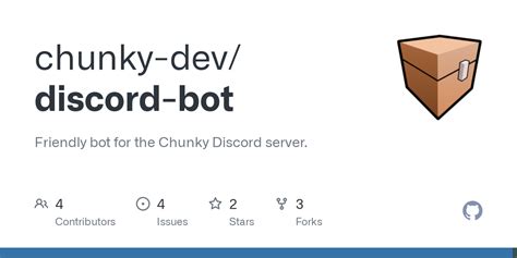 github chunky dev discord bot friendly bot for the chunky discord server
