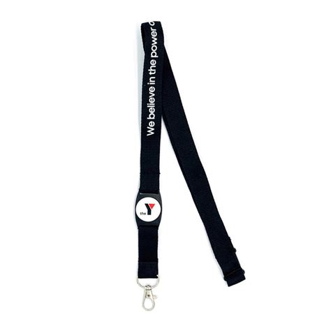 Y Lanyards Black Pack Of 20 Ymca Gear