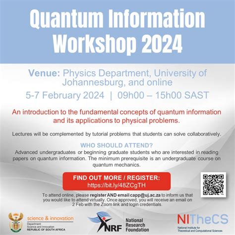 National Institute For Theoretical And Computational Sciences On