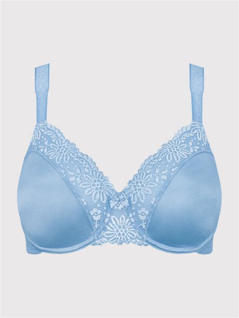 Triumph Biustonosz Z Fiszbiną Ladyform Soft 10166306 Niebieski Modivopl