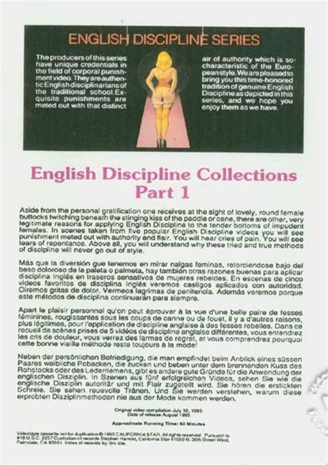 Watch English Discipline Collections Part 1 With 8 Scenes Online Now At Freeones