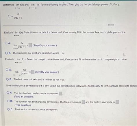 Solved Determine Limxf X And Limxf X For The Chegg Com