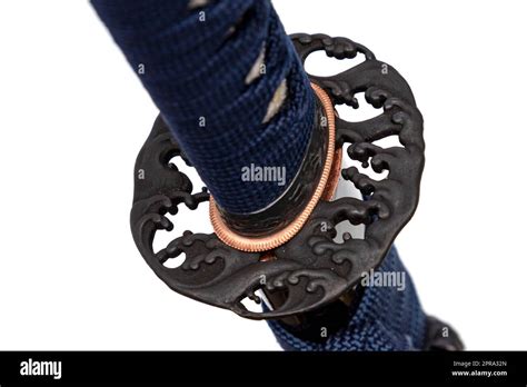 Wave Design Tsuba Japanese Sword Hand Guard Made Of Steel Sword Hilt