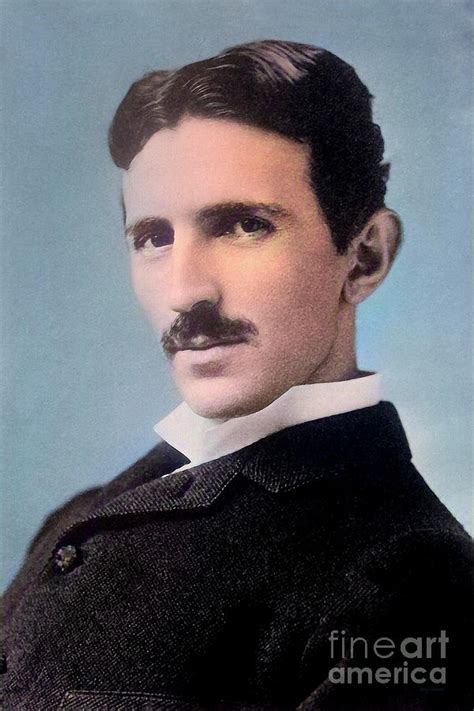 Portrait Of Nikola Tesla 20210328 Photograph By Wingsdomain Art And Photography Pixels