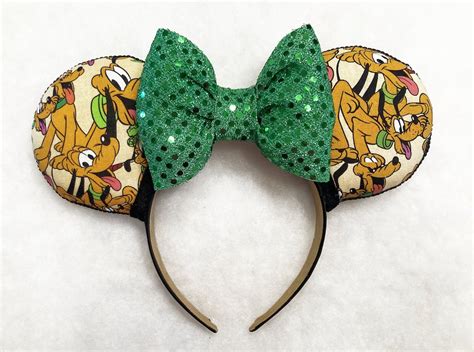 Pluto Mouse Ears Mouse Ears Pluto Ears Pluto Pluto Disney Ears Etsy