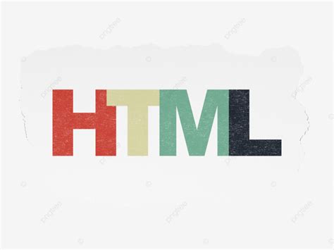 Database Concept Html On Torn Paper Background Network Program Coding