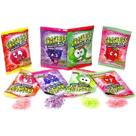 Crack Ups Popping Candy Mini Packets 600 Piece Case Sale Bestcandyshop