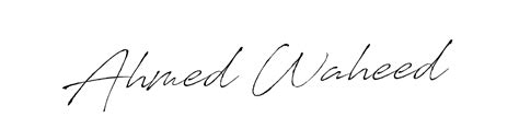 94 Ahmed Waheed Name Signature Style Ideas Professional Esign