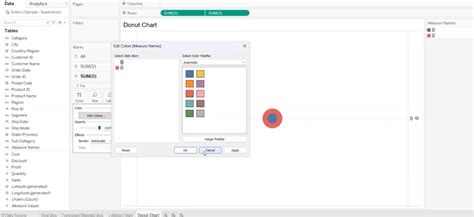 Tableau Creating Charts For Visualisation By Comparing Measures