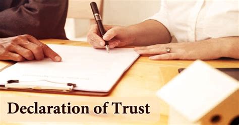 Declaration Of Trust Assignment Point
