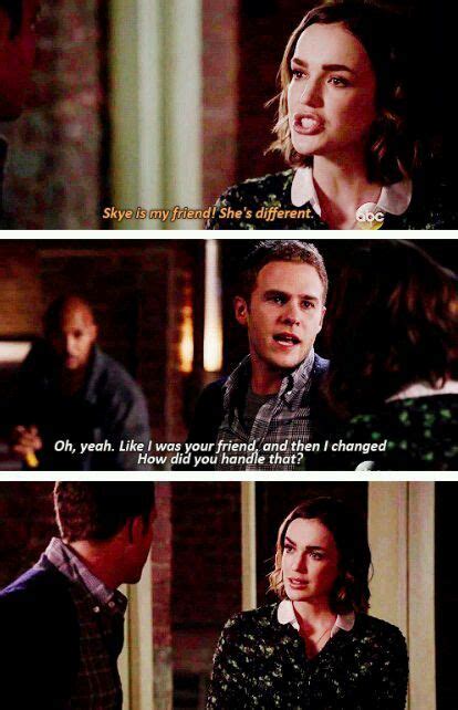 Fitz And Simmons After The Reveal Of Skyes Transformation Agents Of Shield Fitz And Simmons