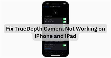 Fix Truedepth Camera Not Working On Iphone And Ipad The Mac Observer