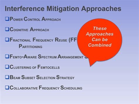 Interference Mitigation Ppt