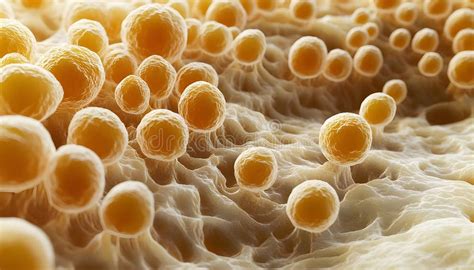Yeast Fermentation Colony Of Saccharomyces Cerevisiae Baker S Yeast