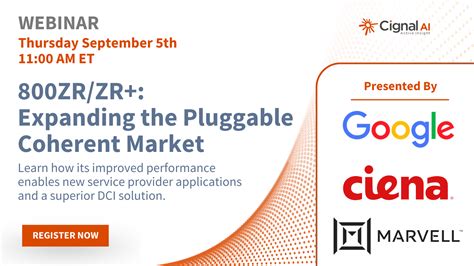 800zr Zr Expanding The Pluggable Coherent Market Cignal Ai