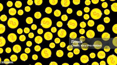 아름 다운 축제 밝은 색된 마법의 반짝 빛나는 비싼 럭셔리 골드 돈으로 달러 동전과 텍스처 완벽 한 패턴입니다 벡터