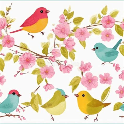 Brids Clipart Stock Illustration Illustration Of Blossom 315604104
