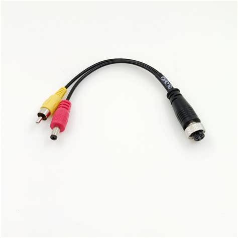 4pin Av Dc Car Camera Adapter Aviation Connector Cable Camera Display
