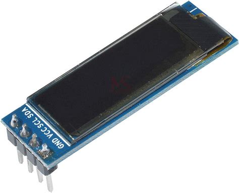Robocraze 091 Inch Blue Oled Display Module With I2ciic Serial