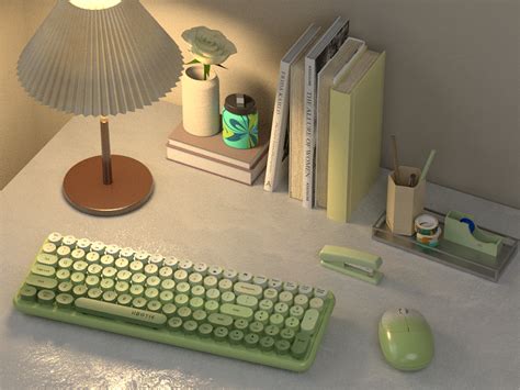 Wireless Keyboards And Mouse Combos Ubotie Colorful Gradient Rainbow Colored Retro