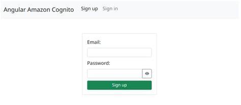 Authentication Using The Amazon Cognito To An Angular Application