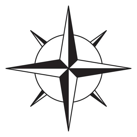 Premium Vector Abstract Mariners Compass Vector Icon Wind Rose Icon