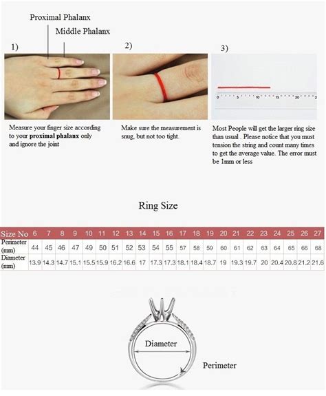 Size Measurement Lettering Design Ring