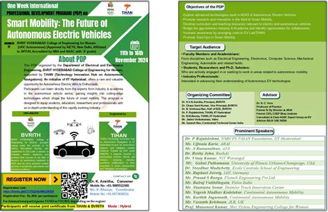 One Week International Professional Development Program Pdp On Smart