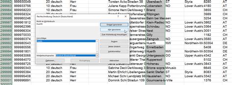 Rechtschreibprüfung Excel nervt