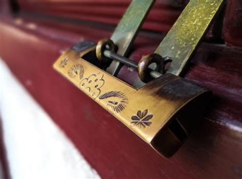 Premium Photo The Metal Lock