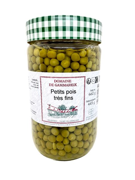 Petits Pois Très Fins Le Domaine De Gammareix