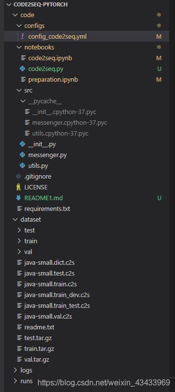 Code2seq代码复现运行笔记pytorch版本 Henry Blog