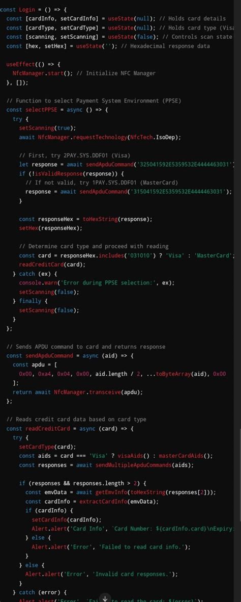React Native Nfc Card Reader How It Works Sk Sahed Ahmed Posted On