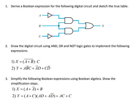 Solved Derive A Boolean Expression For The Following Chegg Com