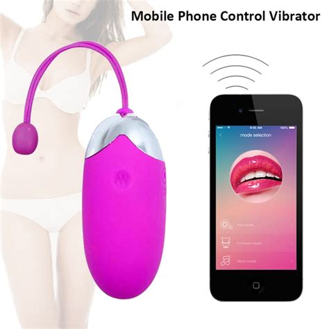 New Cell Phone Bluetooth App Remote Control Vibrating Egg Multi