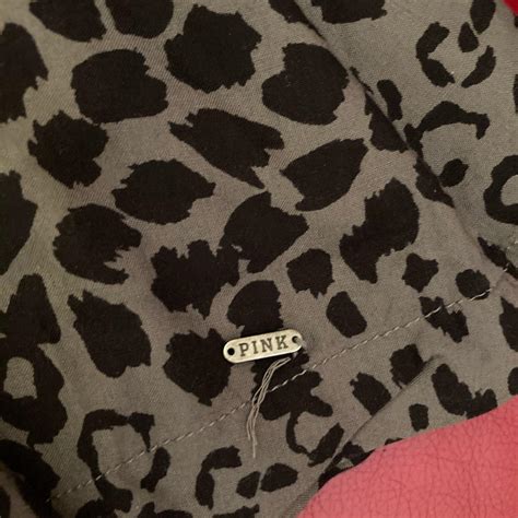 Victorias Secret “pink” Leopard Vintage Mini Skirt Depop