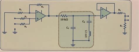Solved 1 Find The Transfer Fucntion Of This Filter 2 Chegg Com