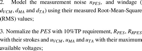 µ Synthesis Track Following Servo De Sign Tuning Procedure 1 Download Table