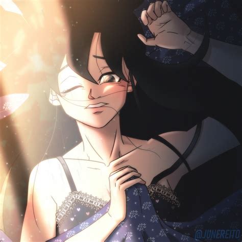 Rule 34 Bed Black Eyes Black Hair Blush Cute Deviantart Dragon Ball