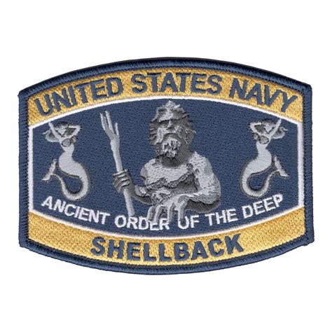 Popular Patch United States Navy Shellback King Neptune Ancient Order Of The Deep